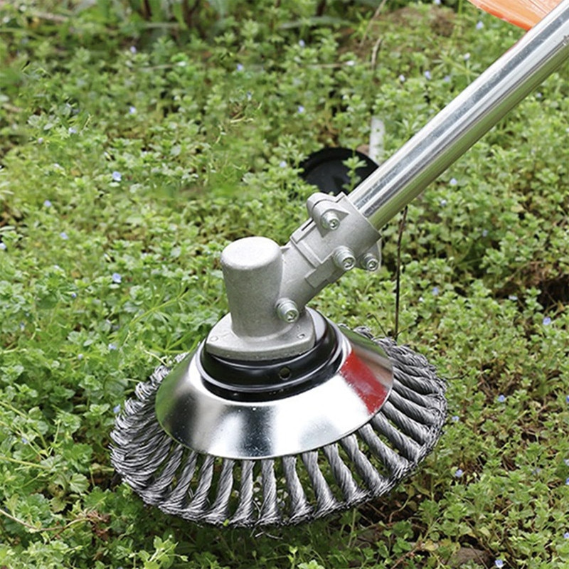 Perie pentru masina de tuns iarba, Cafuneplus®, Cap rotativ de tuns ...