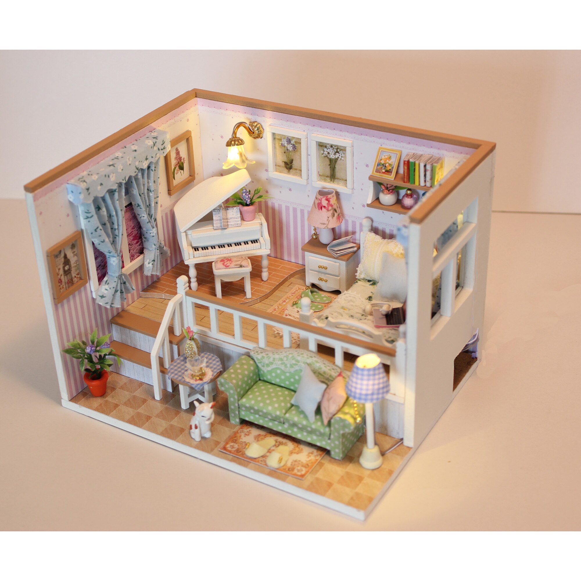 Macheta camera in miniatura DIY, Because of You - eMAG.ro