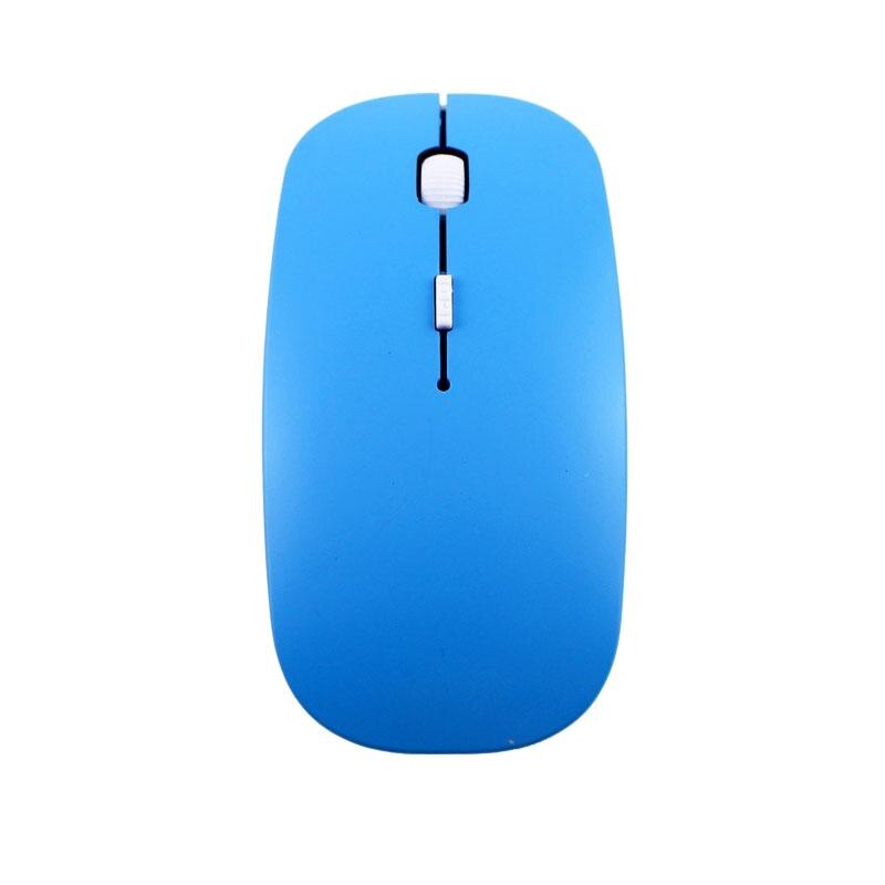 Mouse wireless, Sunmostar, 2.4 GHz, Plastic, Albastru/Alb - eMAG.ro