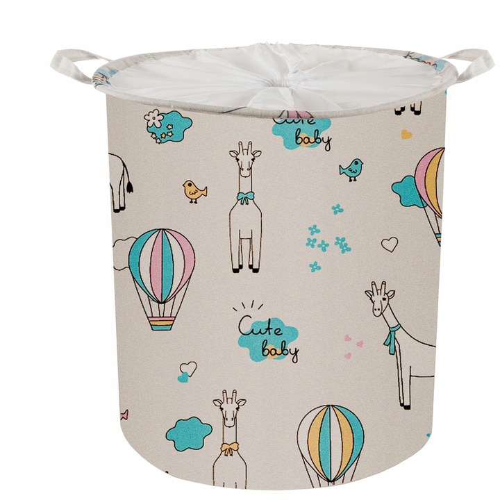 Cos pliabil de rufe/jucarii, Zola®, din material textil impermeabil, cu ...