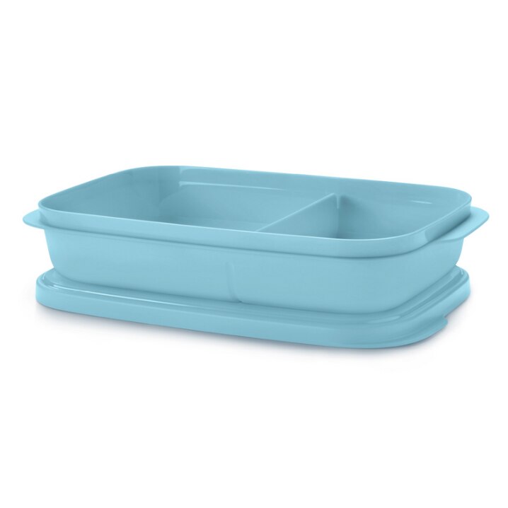 Caserola, Tupperware, compartimentata, 550 ml, aqua - eMAG.ro