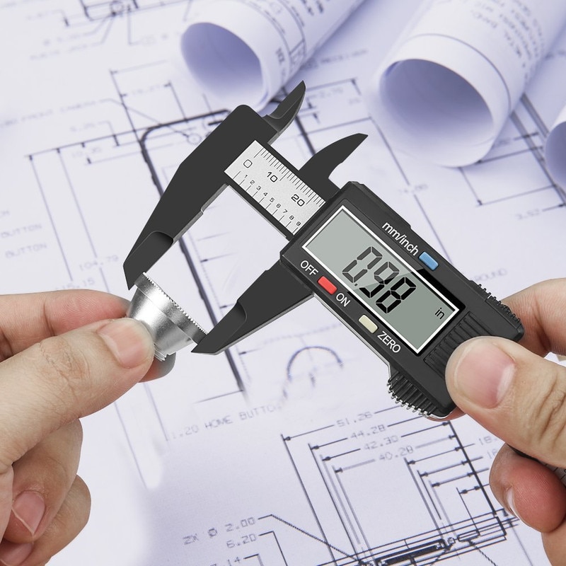 Subler electronic de precizie, Cafuneplus®, prevazut cu display LCD ...