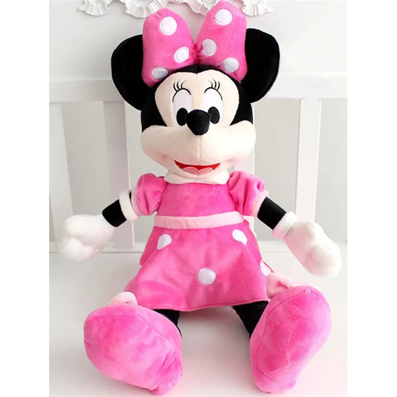Jucarie de plus Minnie Mouse roz 30 cm tip Disney 3+ ani - eMAG.ro