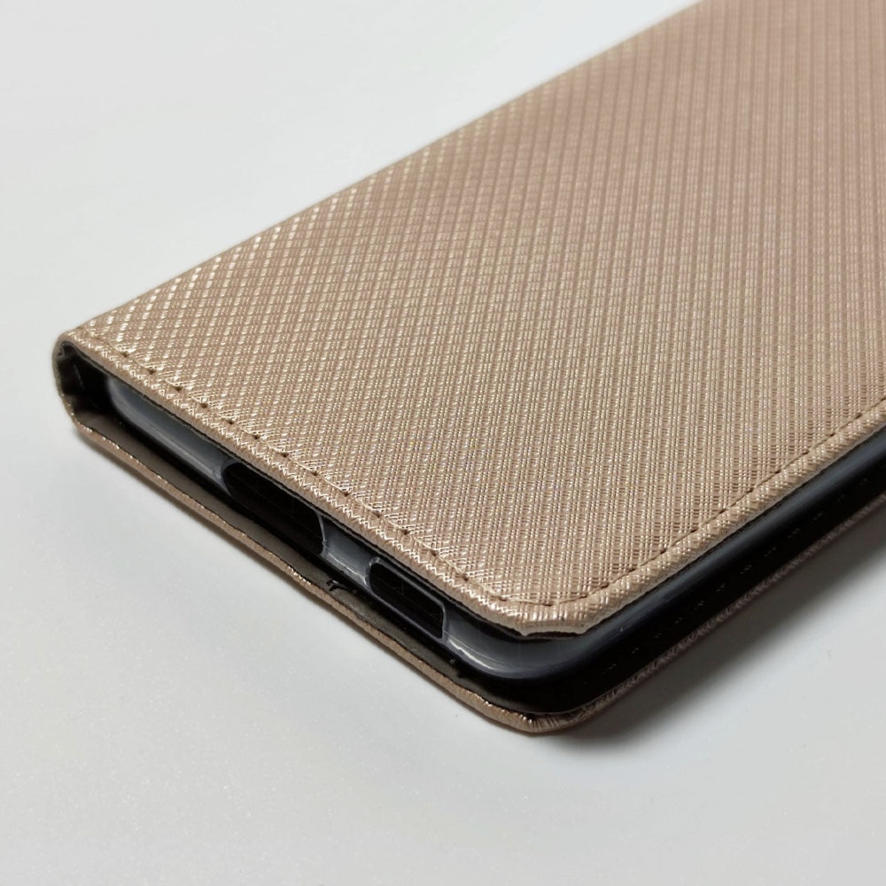 Set Husa Flip din Piele si Folie Sticla 2.5D compatibila cu Apple ...