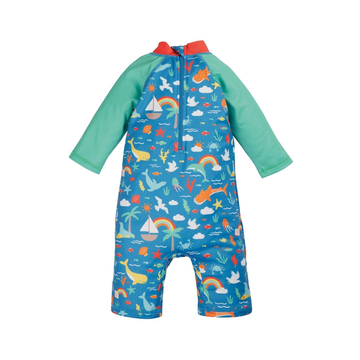 Costum de protectie soare, vara la mare, multicolor, copii - eMAG.ro