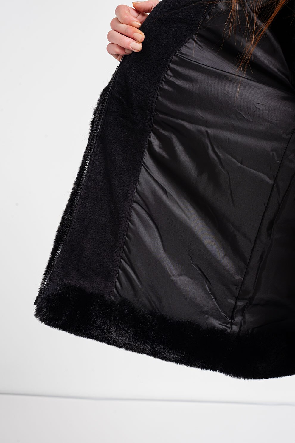 Puma, Geaca de blana sintetica, Negru, M - eMAG.ro