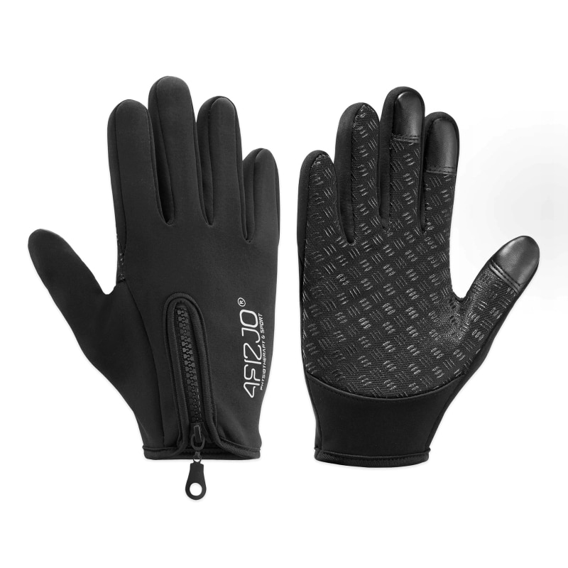 Manusi termice pentru alergare 4FIZJO, Rezistente vant, Compatibile ...
