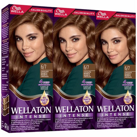 Pachet: 3x Wellaton Intense 6/7, ciocolatiu magnetic - eMAG.ro