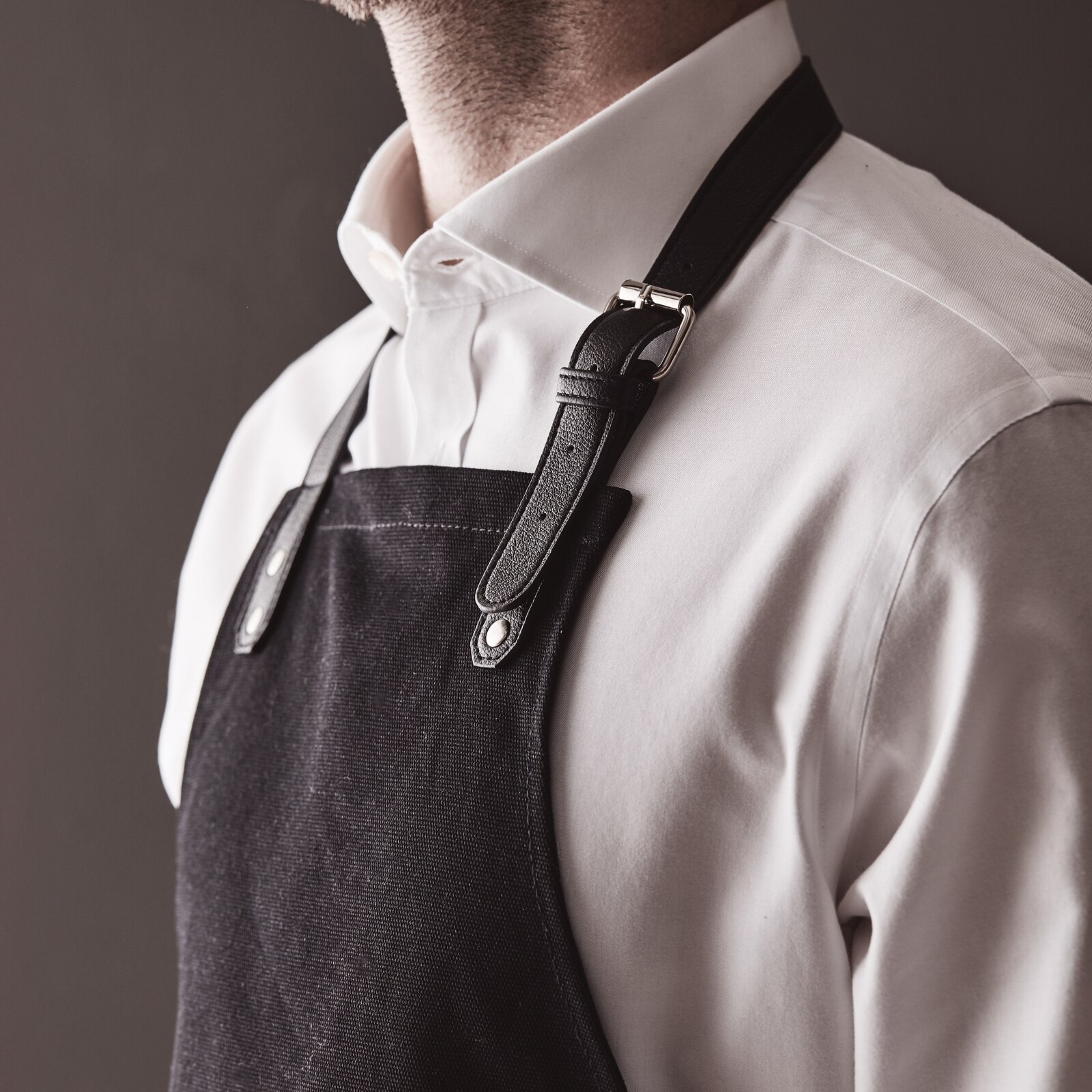 Sort bucatarie Frenchy, Ronic, panza groasa de bumbac canvas, detalii ...