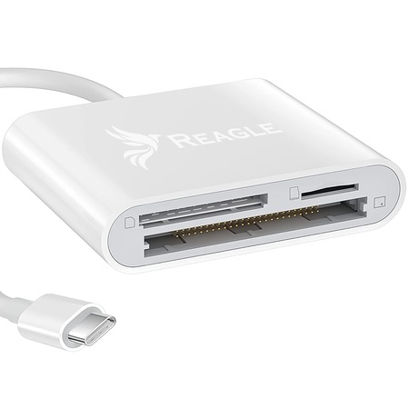 Cititor de carduri SD microSD CF TF Reagle USB C 3.2 Gen 1, 5 Gbps ...