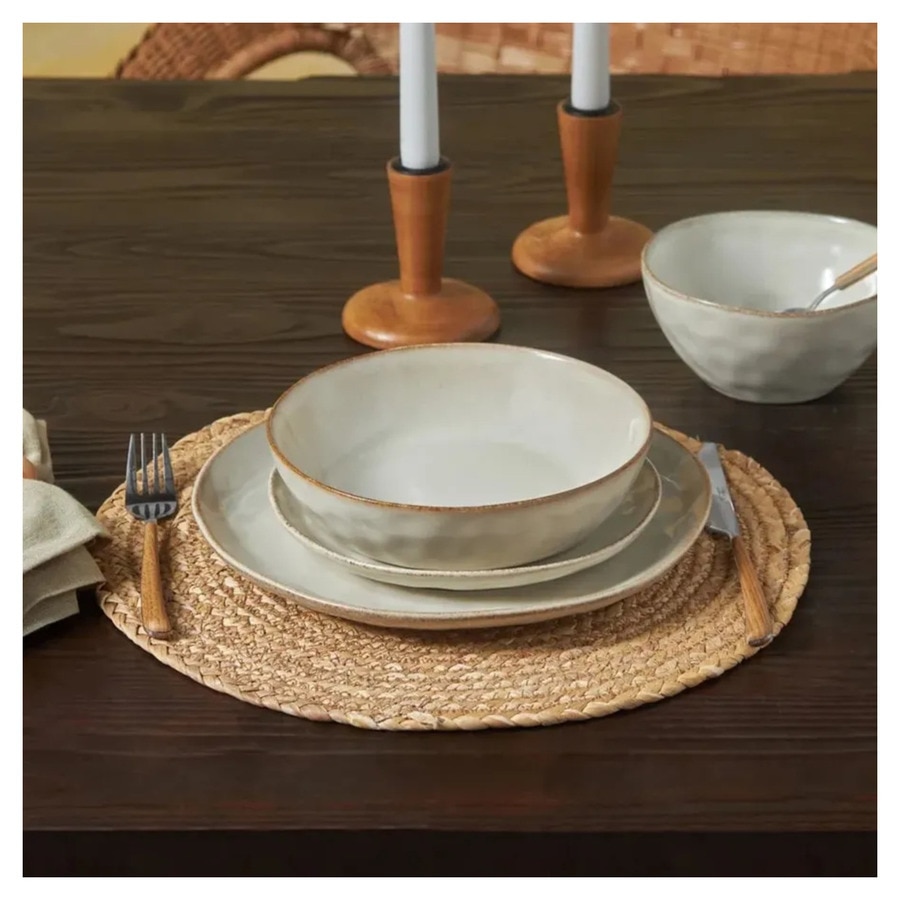 Set de vesela pentru 6 persoane Aria Beige Reactive, Karaca, Portelan ...