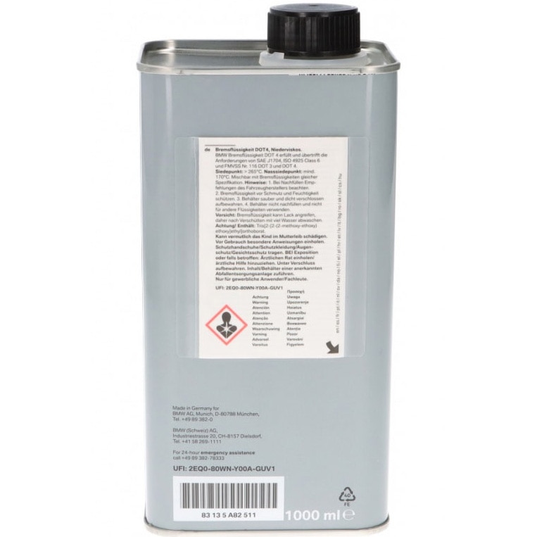Оригинална спирачна течност BMW, 1 л - eMAG.bg