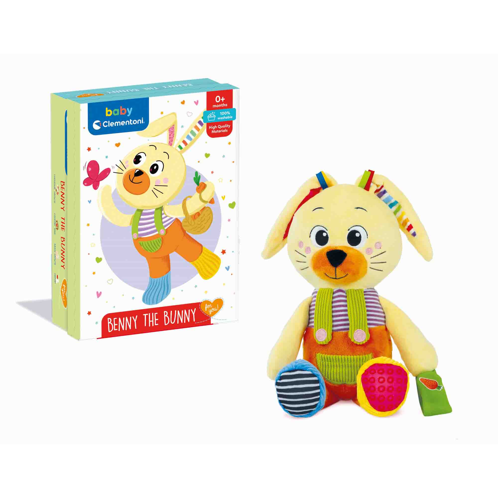 Baby Clementoni plüssjáték - Benny the Rabbit - eMAG.hu