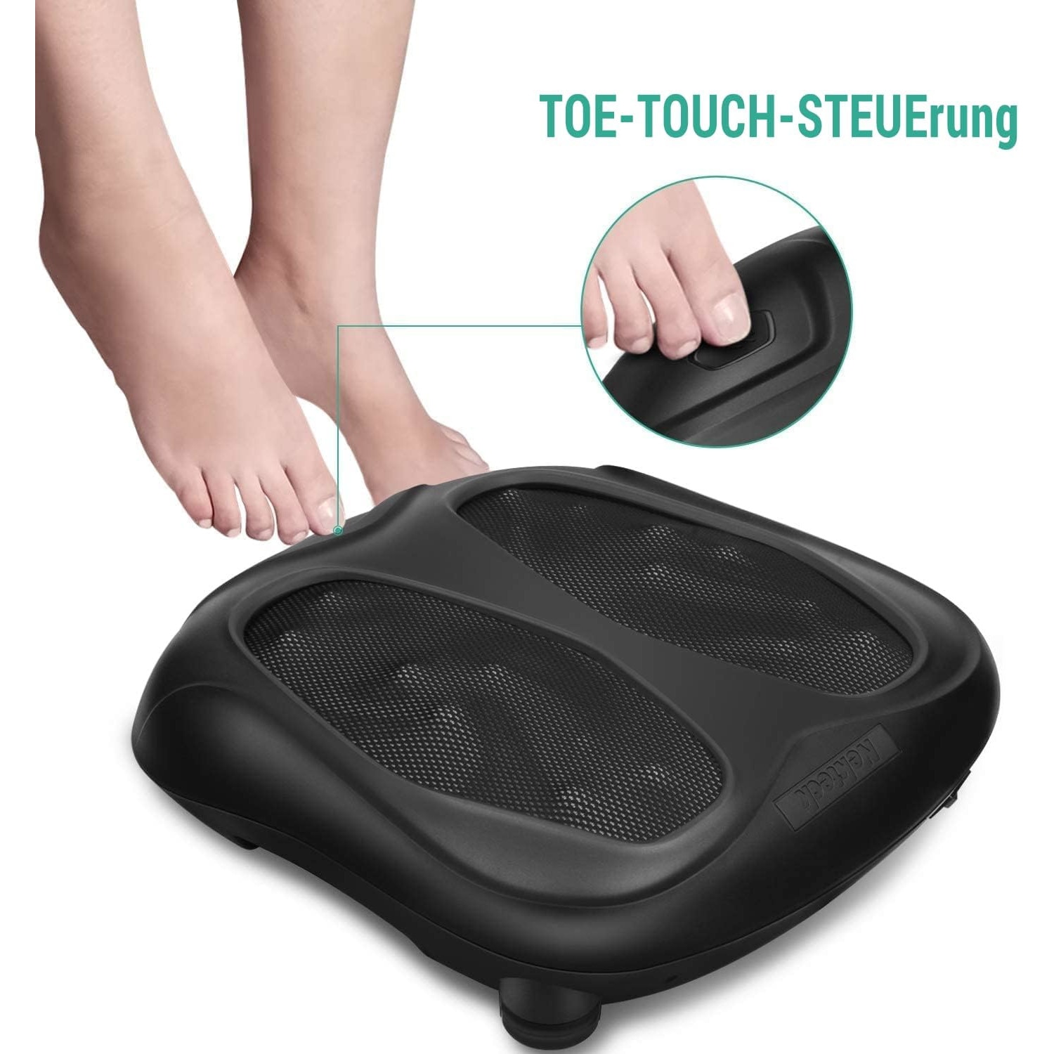 Lábmasszírozó nyugtató hővel Shiatsu Electric talpi fasciitis ...