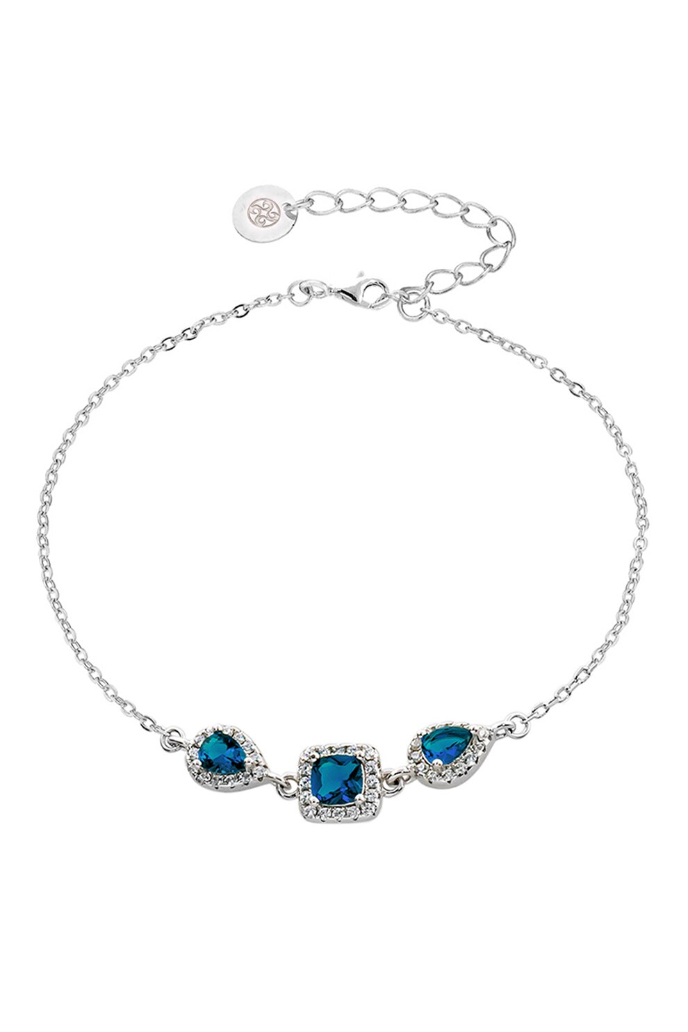 OXETTE, Регулируема гривна с родиево покритие, Сребрист - eMAG.bg