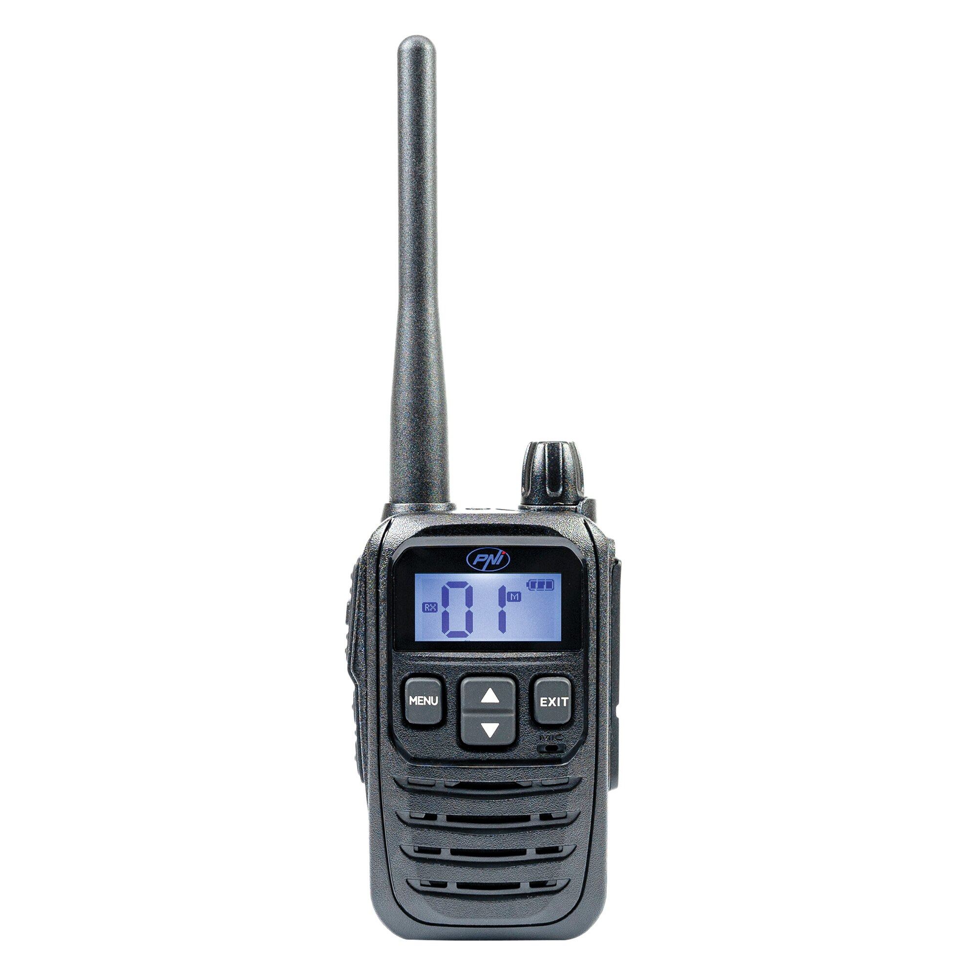 Statie radio portabila PNI PMR R45 PRO 446MHz, 0.5W, 99 canale programabile, 16 PMR si tonuri 38 ...