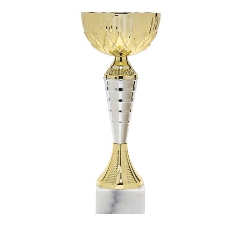 Cupa cu suport din marmura, Aurie, 31 cm, ATU-085803 - eMAG.ro