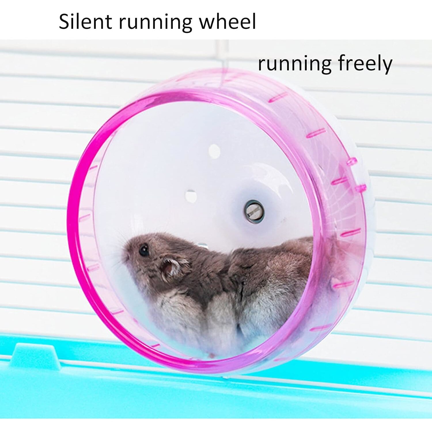Roata de exercitii pentru hamsteri, Mmgoqqt, diametru 17.5, silentioasa ...