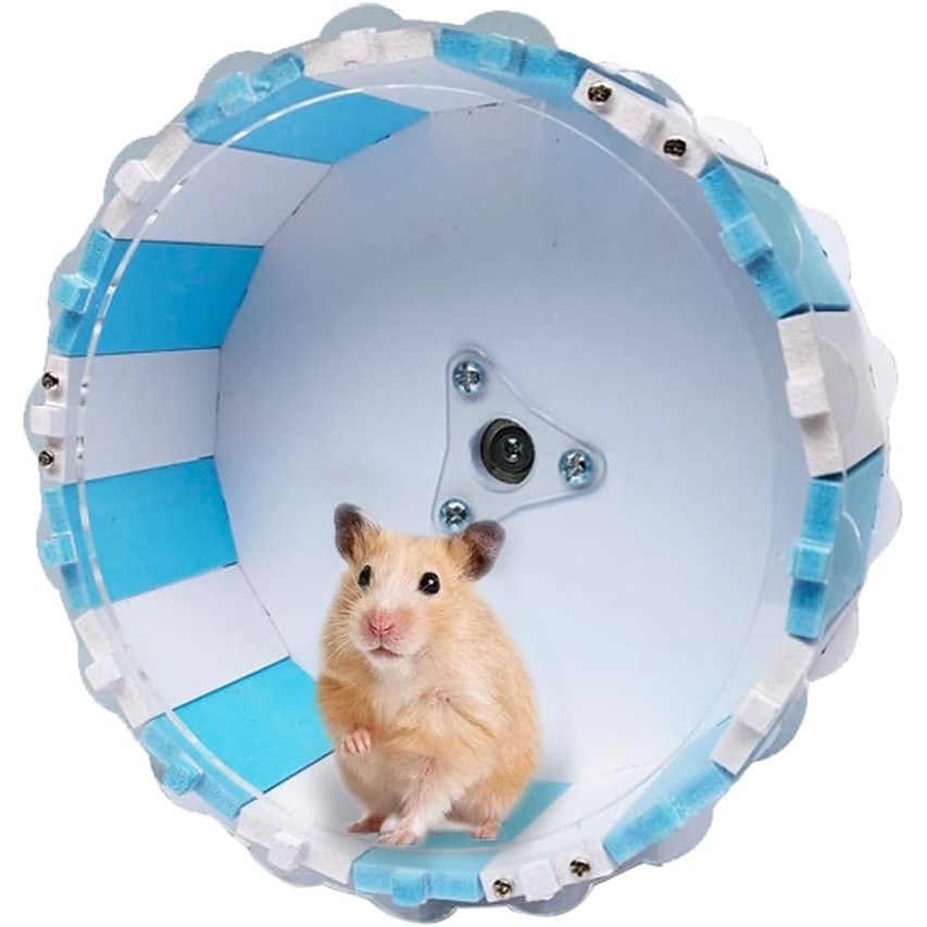 Roata pentru hamster, Mmgoqqt, PVC, 15 cm - eMAG.ro