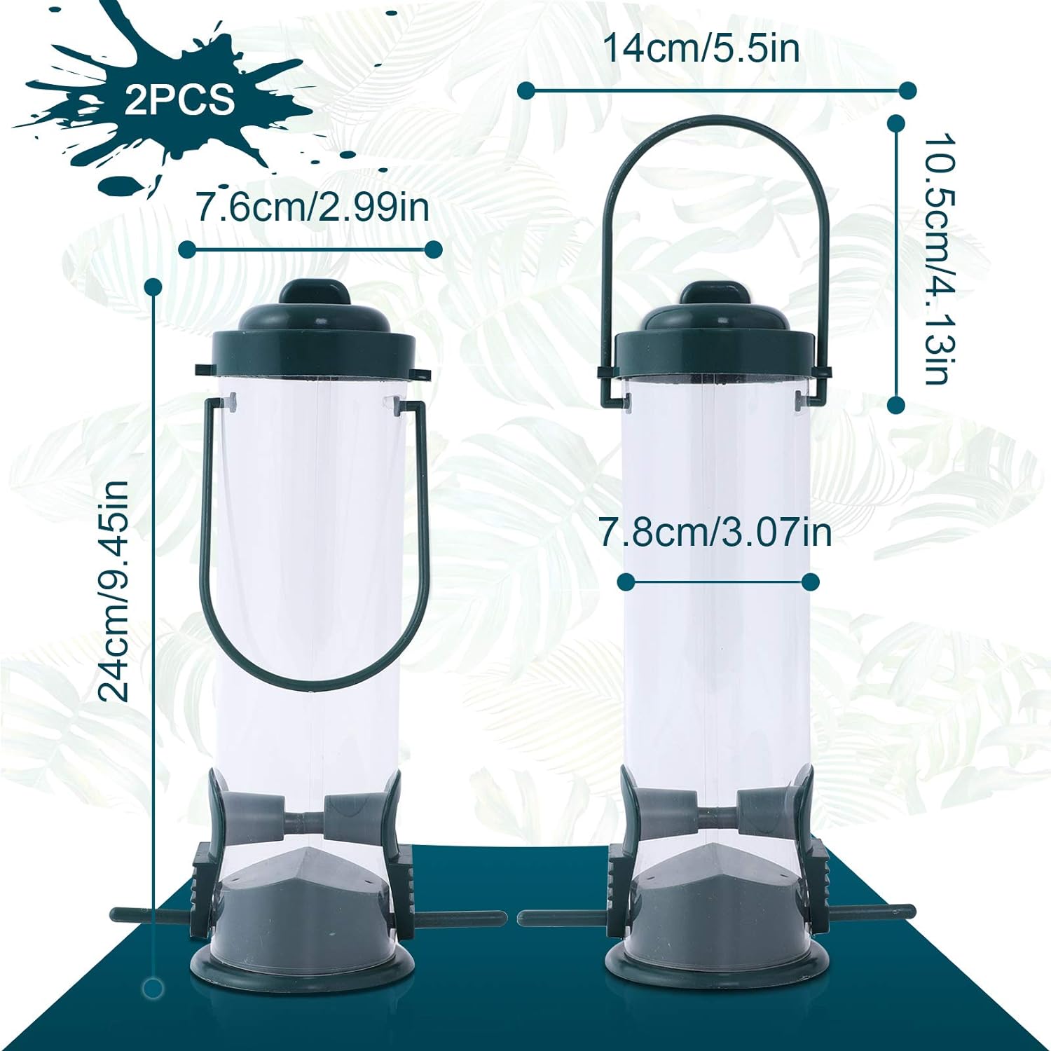 Set Hranitoare de seminte pentru pasari, Mmgoqqt, din plastic - eMAG.ro
