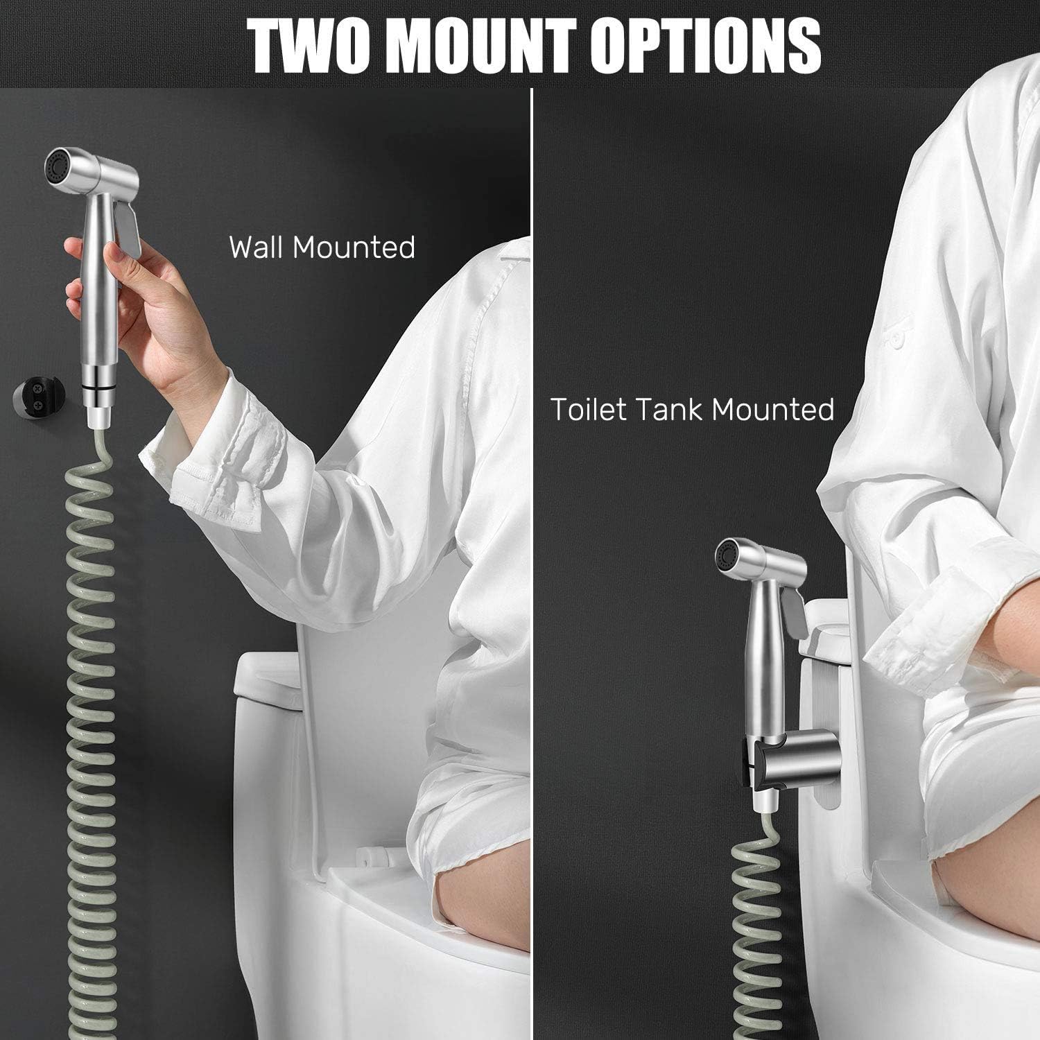 Kit bideu pentru toaleta de inalta calitate, Jormftte, + carlig pentru ...