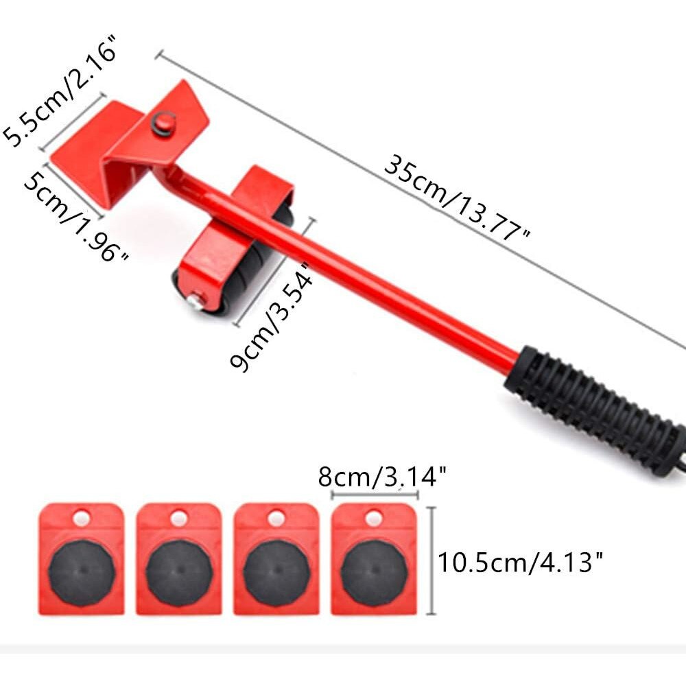 Set de echipamente pentru mutat mobila Mmgoqqt, suporta pana la 150kg ...