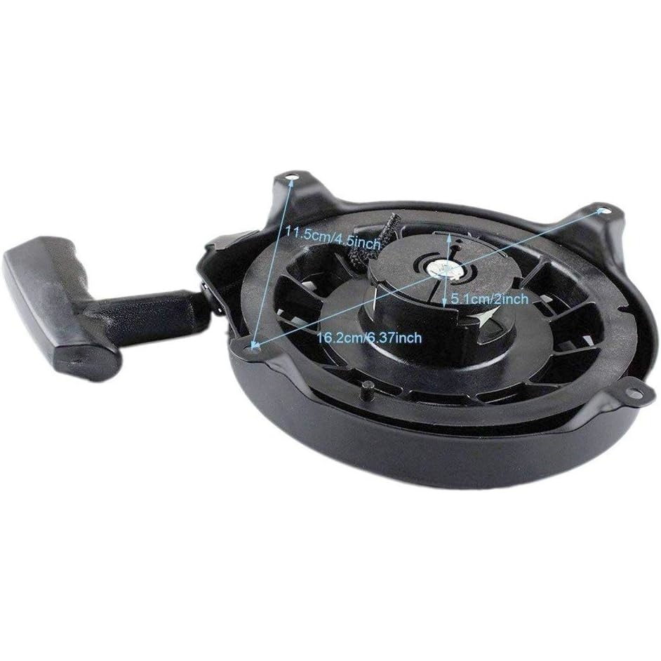 Demaror pentru masina de tuns iarba, Sunmostar, Metal, Rotativ, Negru ...