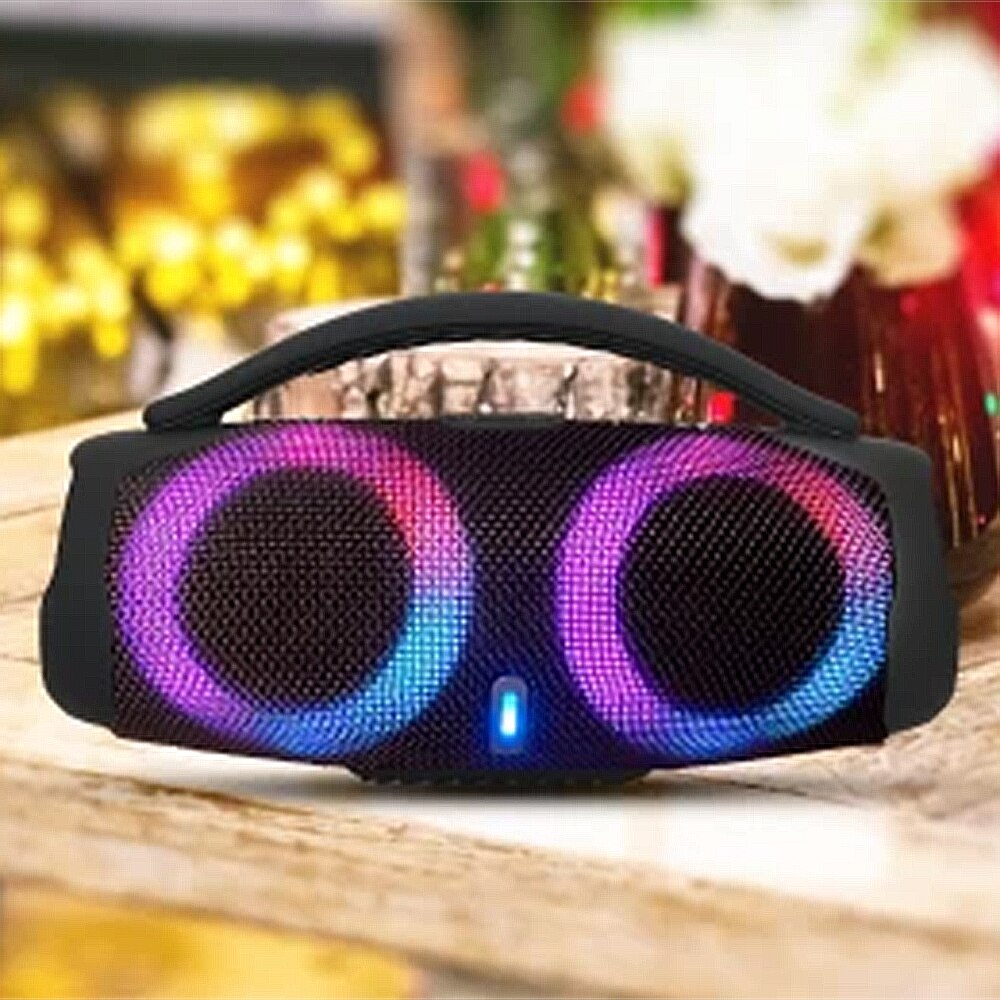 Mini Boxa Portabila Wireless SIKS cu LED, USB, Rezistenta la Ploaie ...