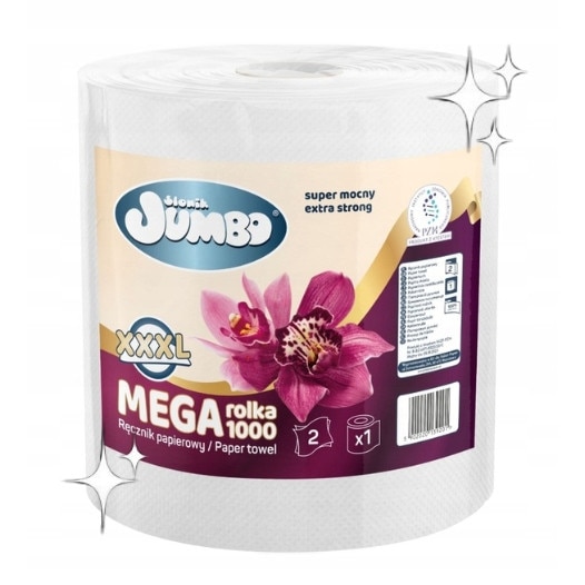 Prosop alb de hartie, Slonik Jumbo, de bucatarie, material celuloza, cu ...