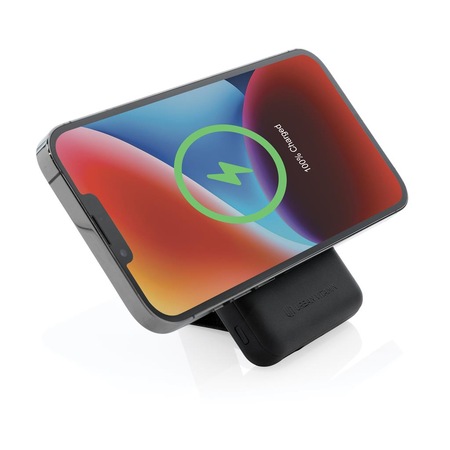 Incarcator cu suport, XD Design, plastic, fara fir, 5000 mAh, negru, 12 ...