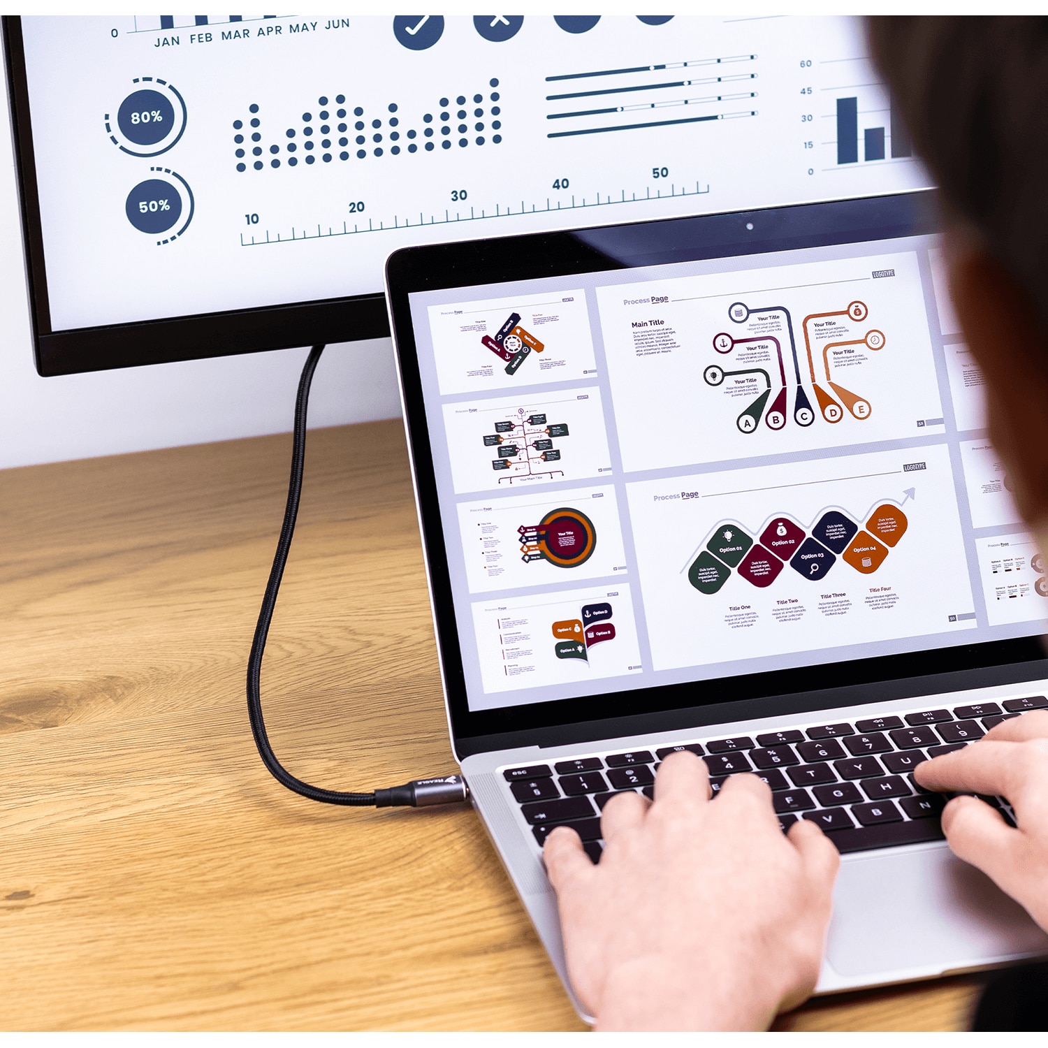 Cable Usb 4 Reagle Câble Thunderbolt 4 - Transfert De Données Ultra ...
