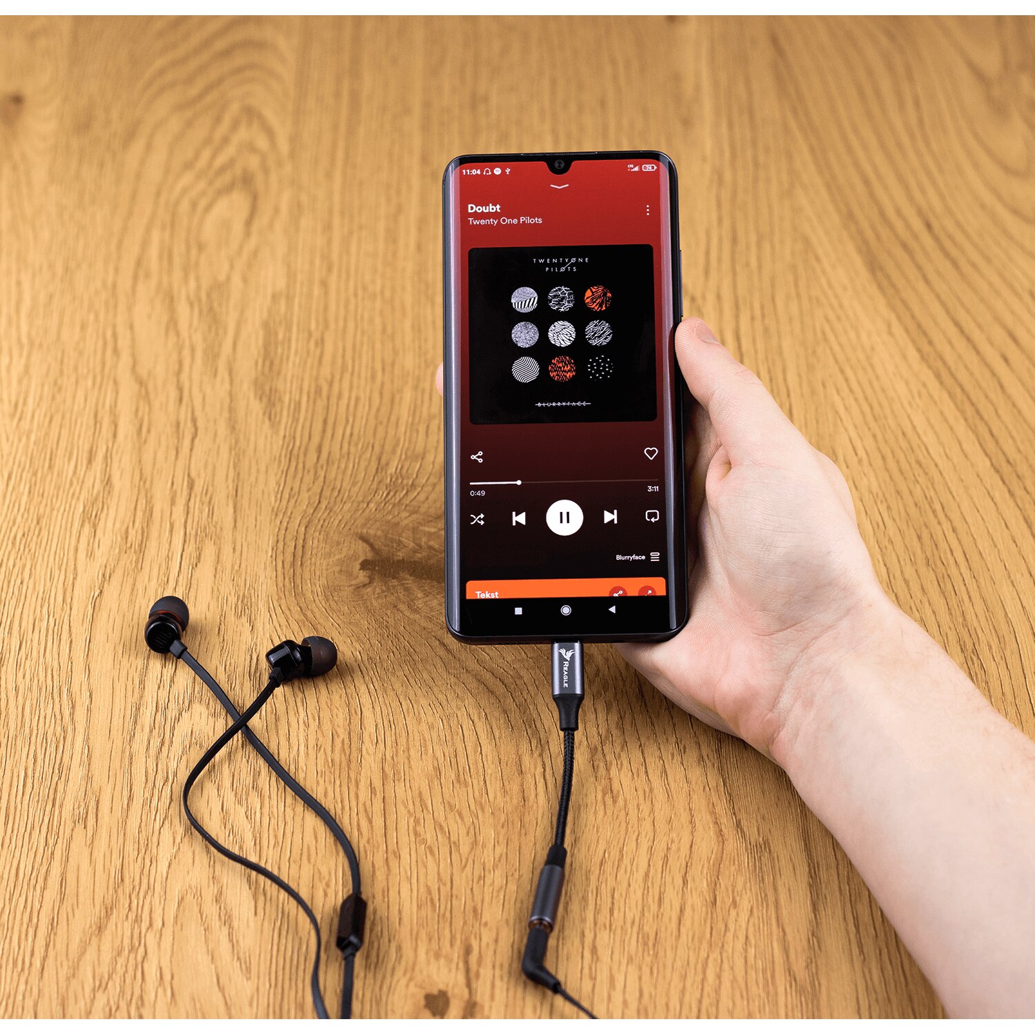 Adaptor USB-C MINI JACK DAC AUX USB C Reagle Pentru casti, difuzoare ...