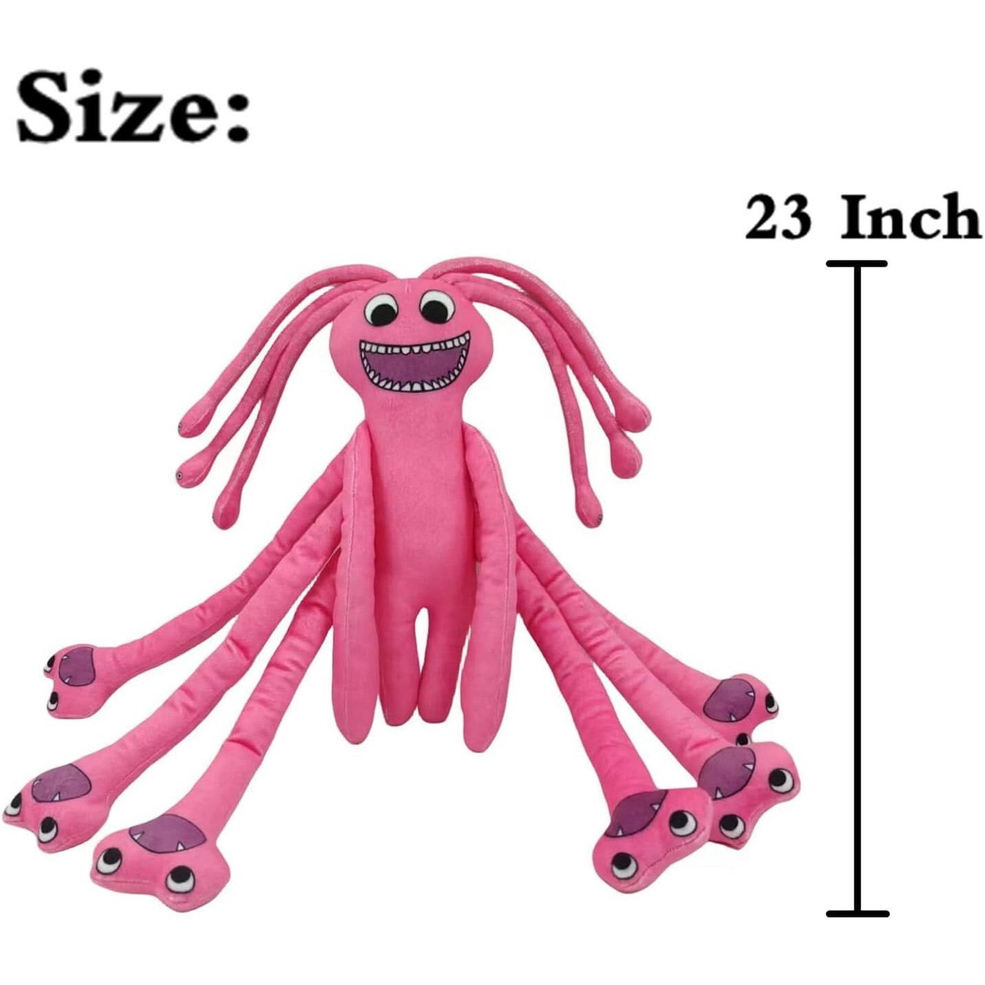 Jucarie de plus Longziming, Monstru, Bumbac, Roz - eMAG.ro