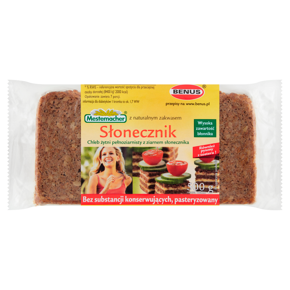 Paine integrala de secara, Mestemacher, Cu seminte de floarea soarelui ...