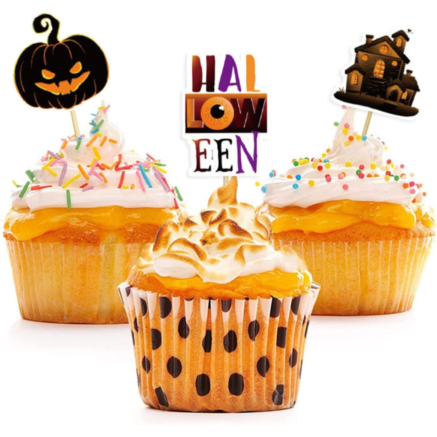 Set de 48 toppere din carton pentru briose, perfect pentru a intregi ...