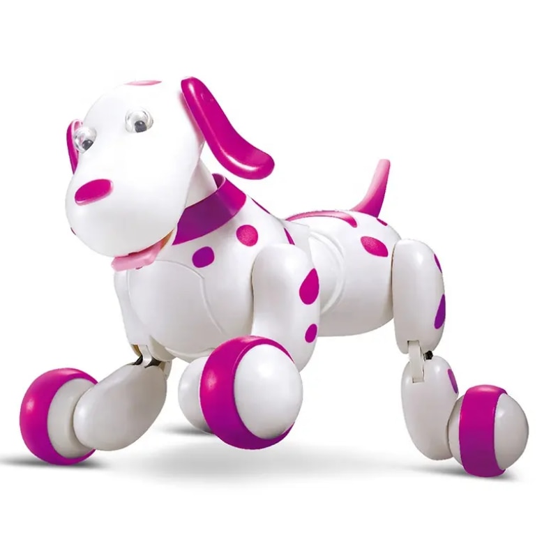 Caine Robot inteligent iUni Smart Dog, 24 comenzi, Telecomanda 2.4 GHz ...