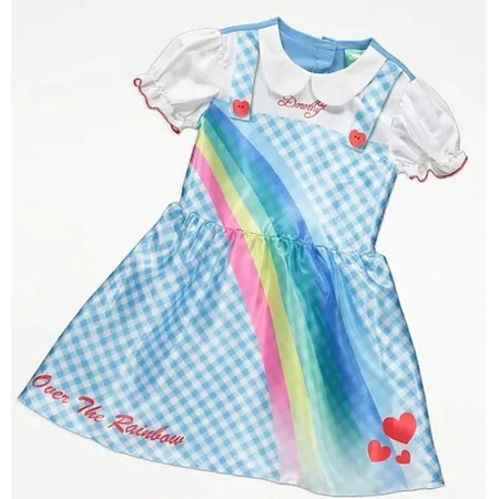 Costum carnaval fete Dorothy Vrajitorul din OZ, 9-10 ani, 135-140 cm ...