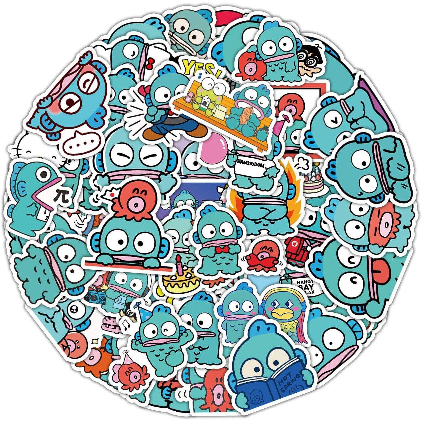 Set 50 Stickere decorative, KkvoGmle, Multicolor - eMAG.ro