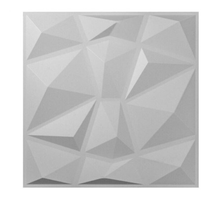 Panou Decor, PVC, 13Buc, 500x500mm, Alb - eMAG.ro