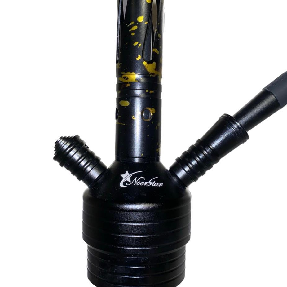 Наргиле Noor star shisha, black&gold, 75 см - eMAG.bg
