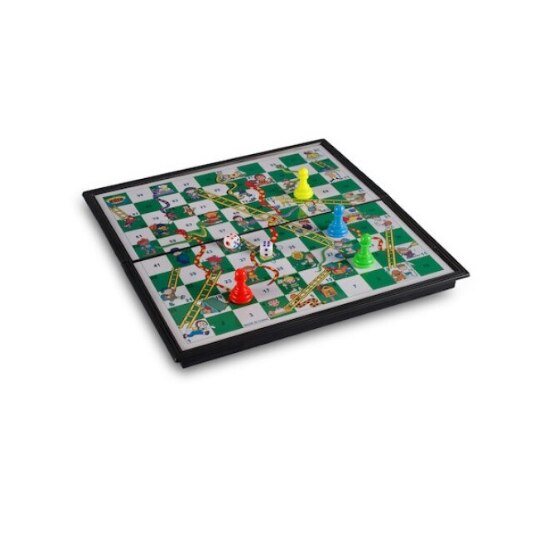 Joc educativ, de societate, Magnetic, Serpi si Scari, 25 cm, VisionXXI ...