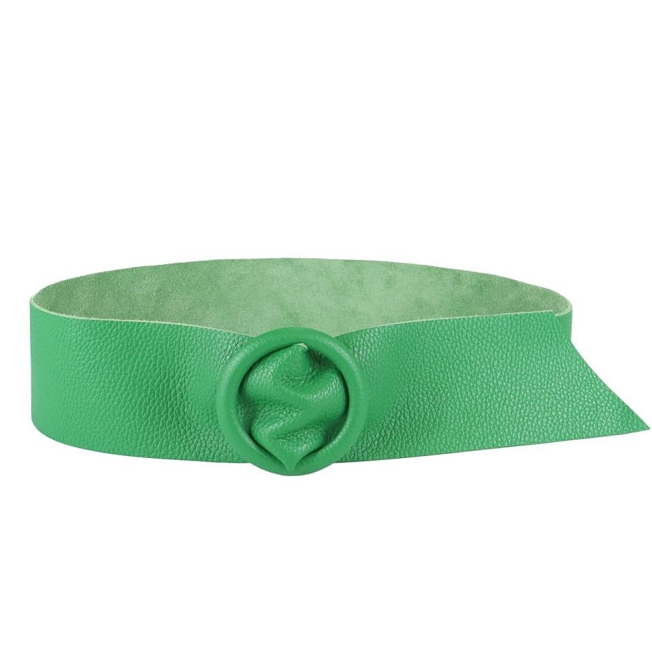Curea lata dama verde piele naturala - eMAG.ro