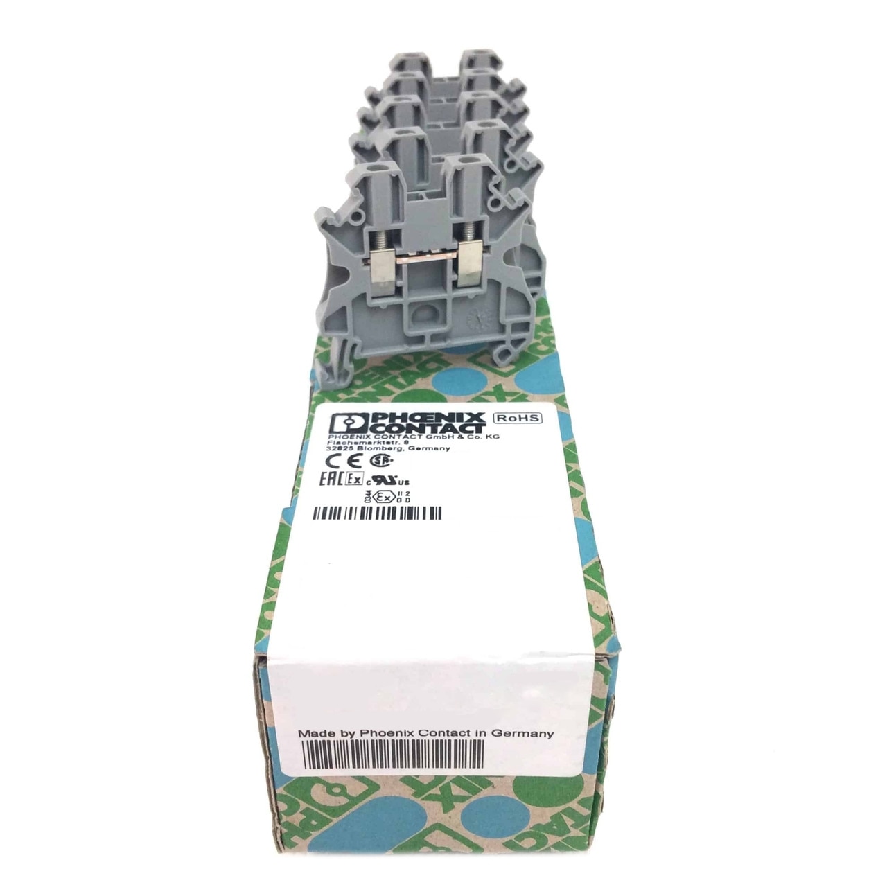 Clema sir, Tablou electric, UT 2.5 mm², 24 A, 1000 V, Gri, Cutie 50 ...