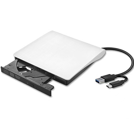 DVD Writer extern, NUODWELL, USB-C/USB 3.0, Plug and Play, Design ...