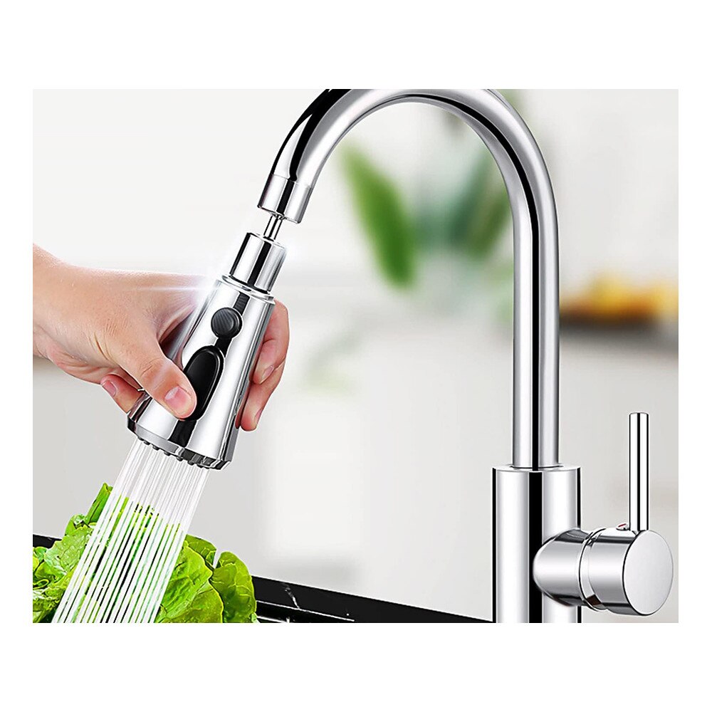 Forgatható csaptelep levegőztető, 3 szórási mód, G1/2 menet, egyszerű ...