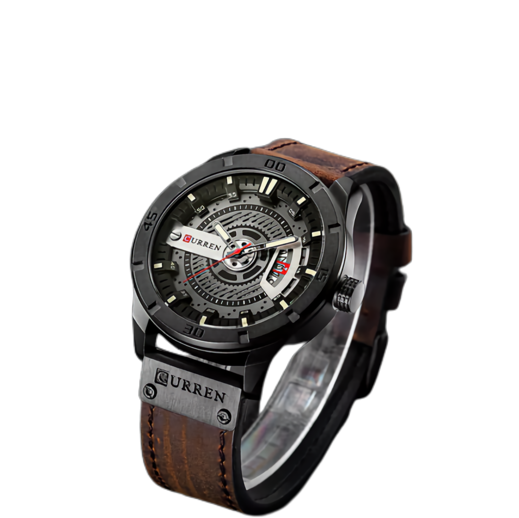 Ceas Curren Sport Quartz M8031, 45 mm, Negru - eMAG.ro