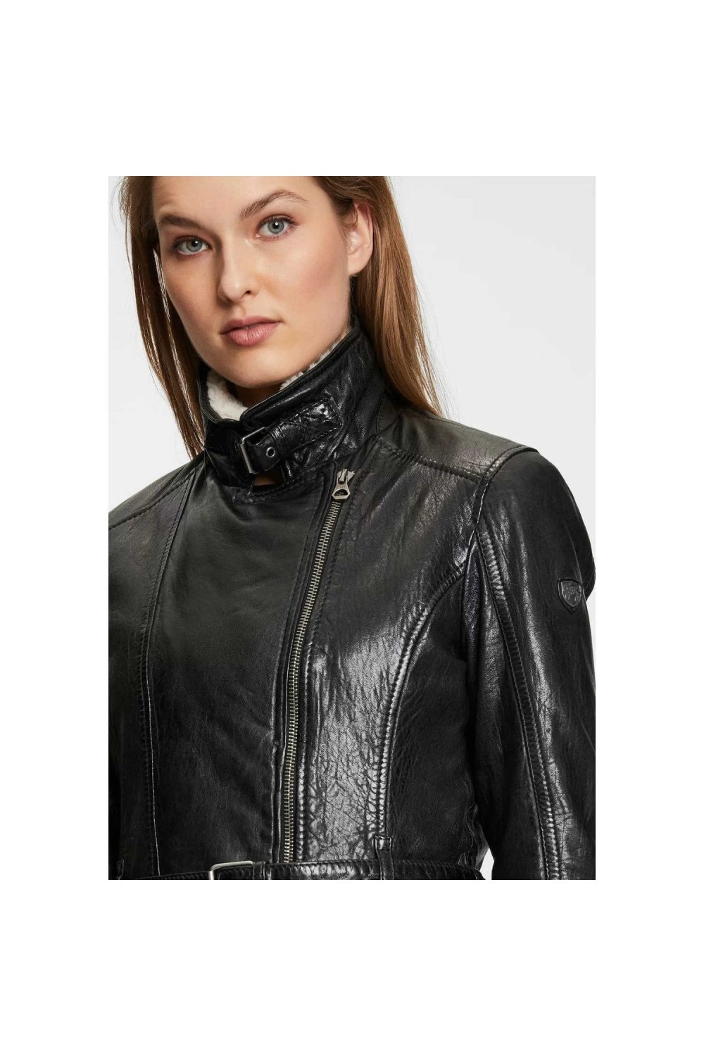 Geaca Lunga de Piele Dama Gipsy Neagra GWTamala LARIV W 3XL - eMAG.ro