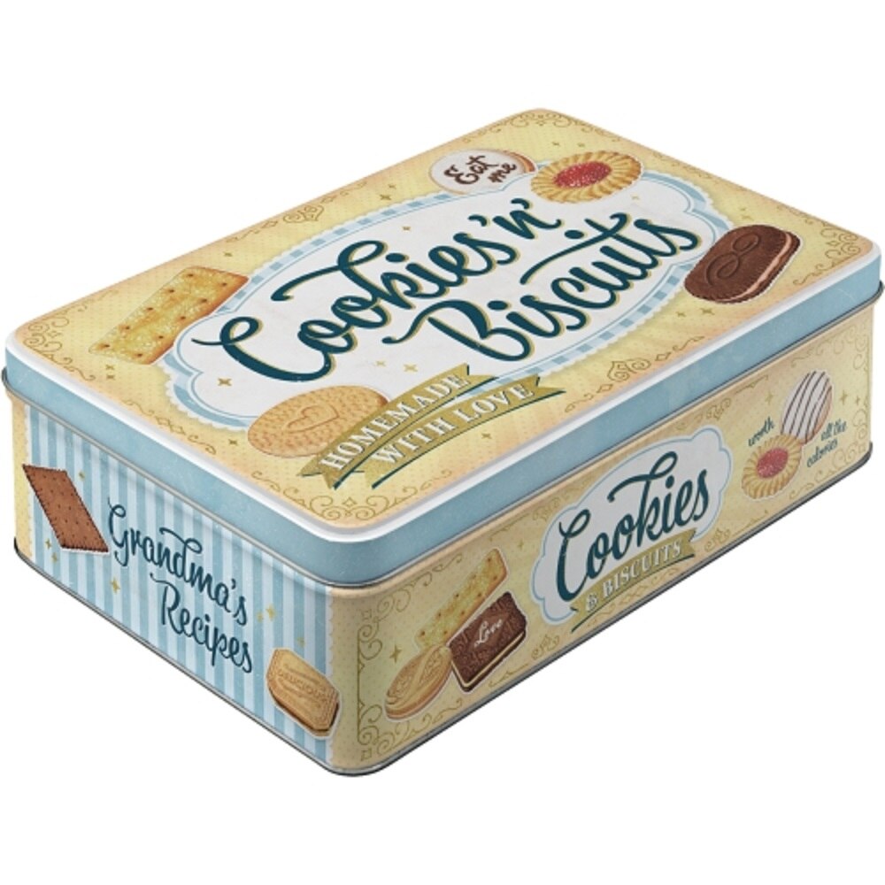 Cutie metalica plata Cookies 'n' Biscuits - eMAG.ro