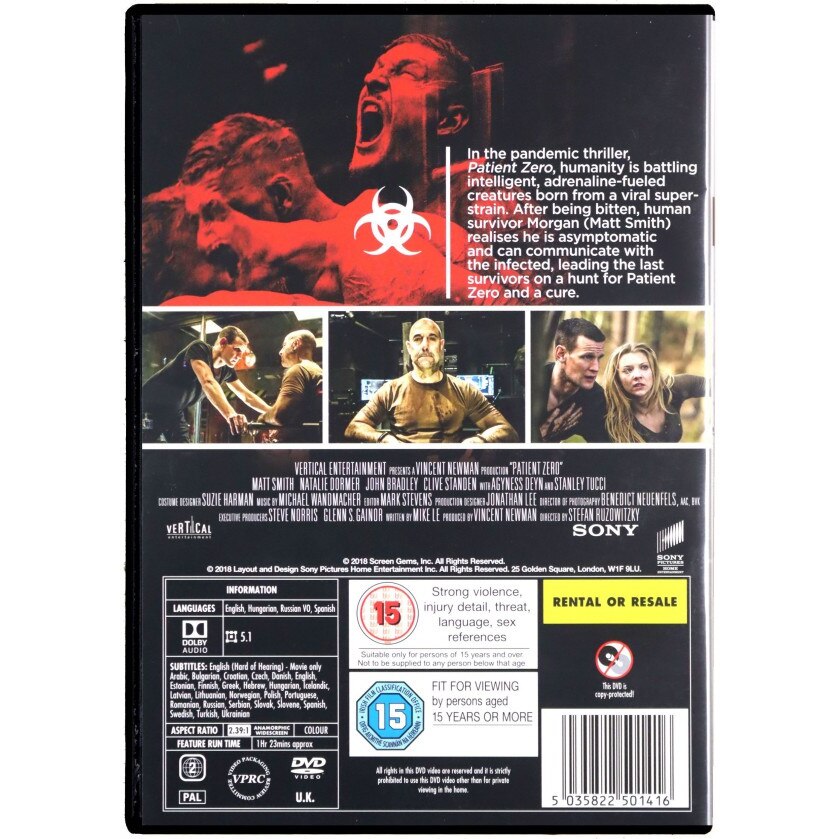 Patient Zero [DVD] - eMAG.ro