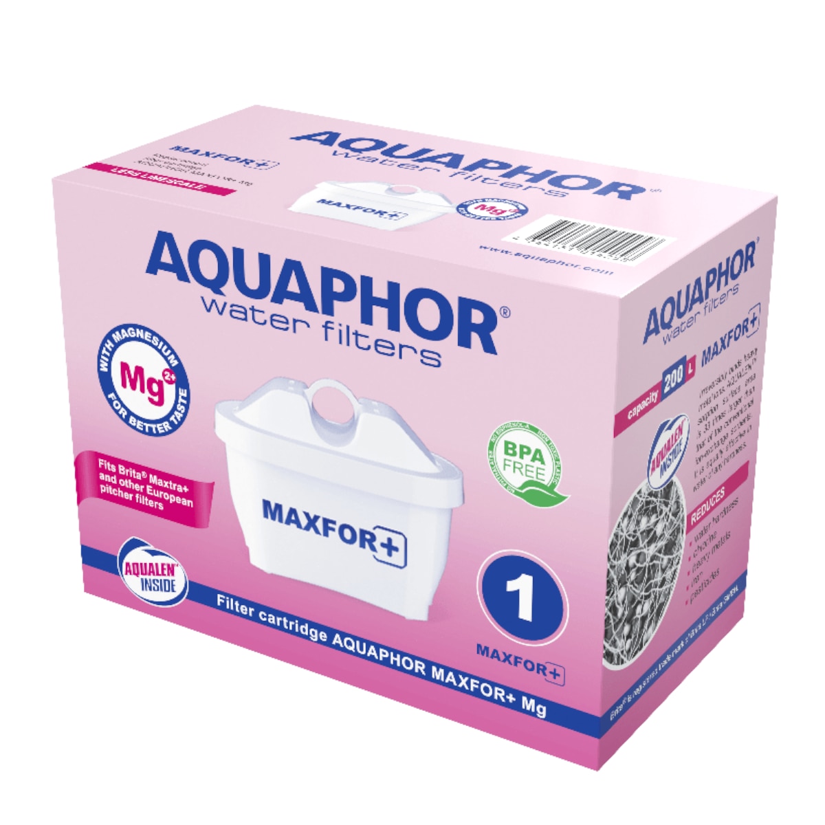 Комплект 3 филтъра, АКВАФОР, За Maxfor+/MG, 200L/2 месеца, Бял - eMAG.bg